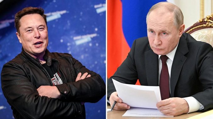 Elon Musk se află în contact secret cu Vladimir Putin de doi ani